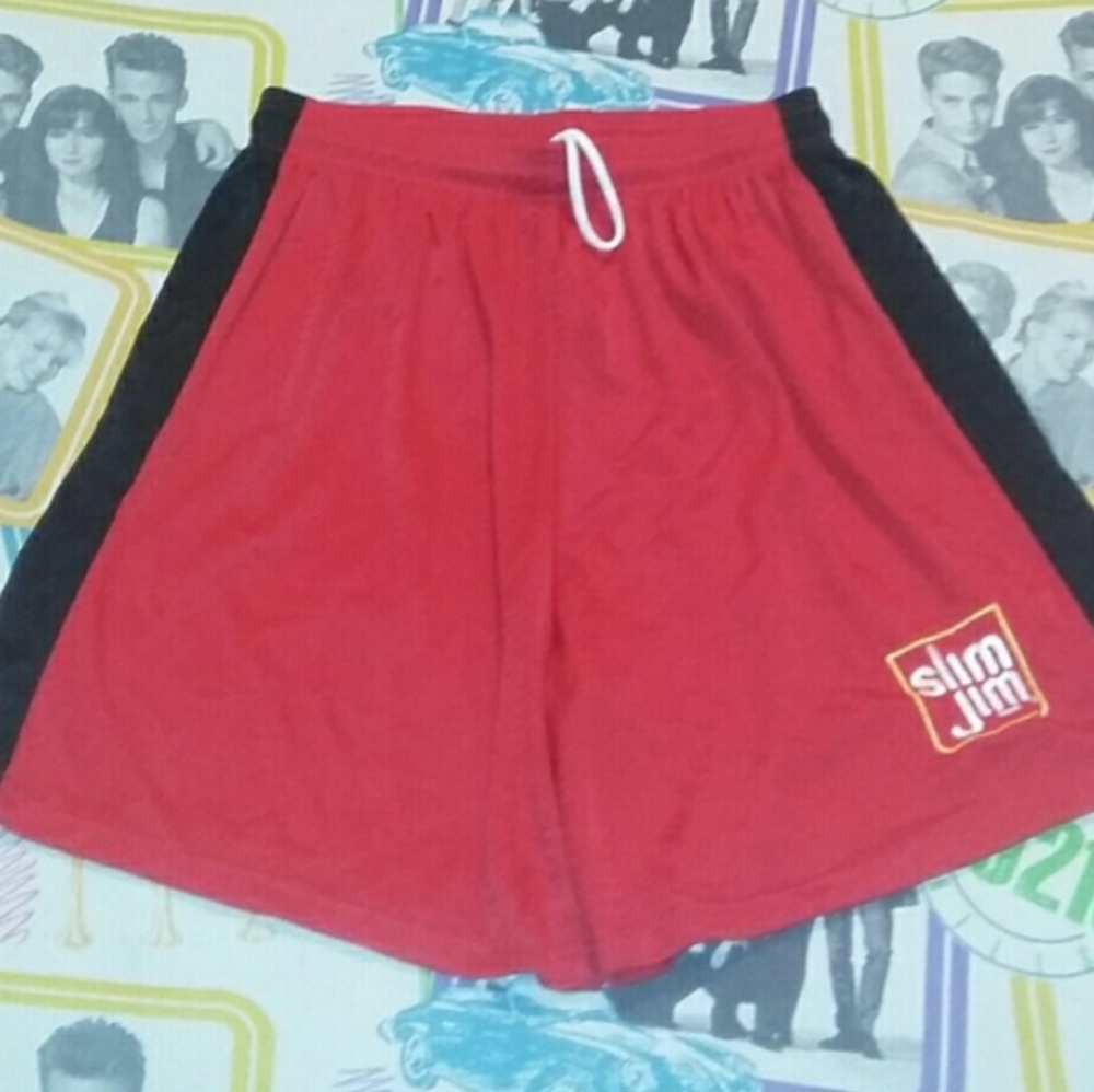 1994 Slim Jim Promo Basketball Jersey Shorts 90s - Gem
